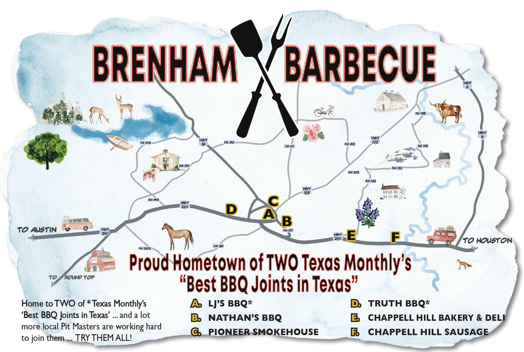 Brenham BBQ Trail - Visit Brenham Texas